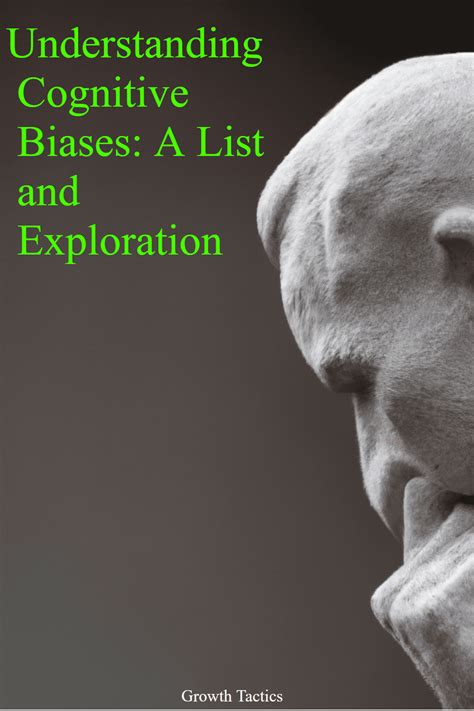 Understanding Cognitive Bias A List And Exploration