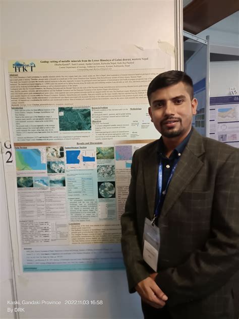 Dhurba Kandel On Linkedin Poster Presentation At Hkt Workshop 2022