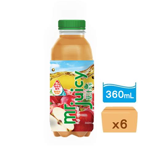 菓汁先生 富士蘋果汁 360ml X 24支