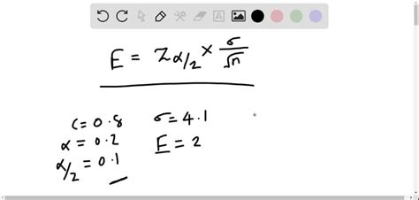 SOLVED Determine the minimum sample size n needed to estimate μfor the values of c σ and E c