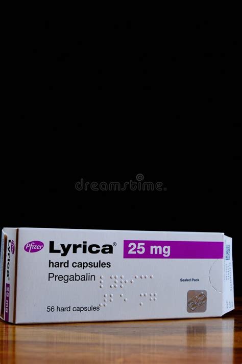 Pregabalin Rx Medical Pills In Plactic Bottle With Tablets Pills