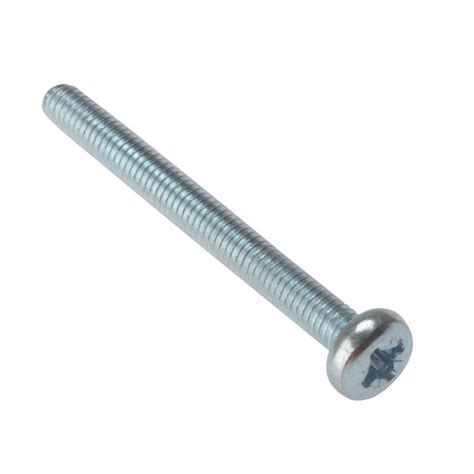 Forgefix 25msph38 Machine Screw Phillips Pan Head Zp M3 X 8mm Bag 25