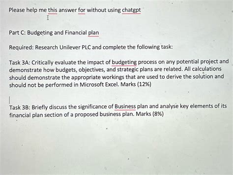 [solved] pls help please help me this answer for without using chatgot