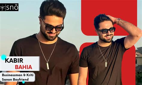 Who Is Kabir Bahia Age Net Worth Kriti Sanon Wife And More Snostl Blog