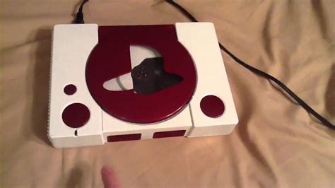 Modded Playstation W LEDS PS1 Logo Window YouTube