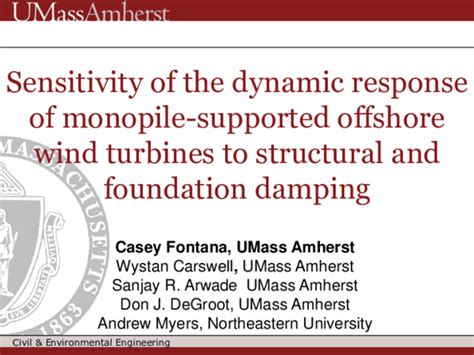 Pdf Sensitivity Of The Dynamic Response Of Monopile Supported Offshore Wind Turbines To