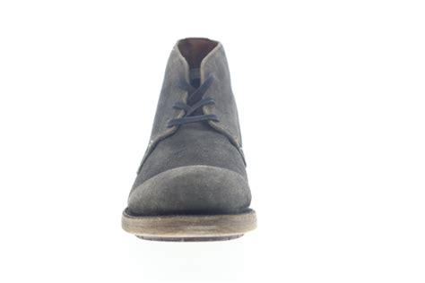 Frye Bowery Chukka 80324 Mens Gray Leather Mid Top Lace Up Chukkas Boo