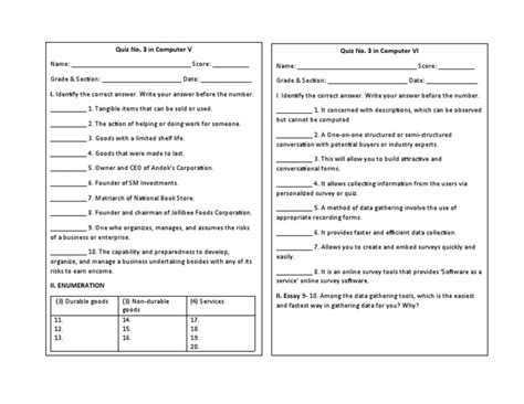 computer quiz 3 pdf