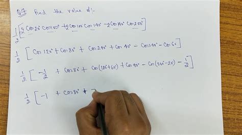Trigonometry 1 Part 22 Problems Based On Factorization And Defactorization Formulae Youtube