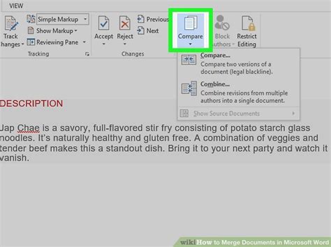 How To Merge Documents In Microsoft Word With Pictures Wikihow