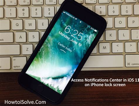 How To Access Notifications Center On IPhone Lock Screen IOS