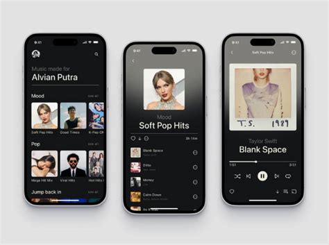 Showcasing User Centric Music App Design Examples