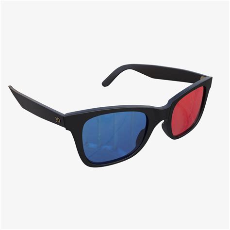 Anaglyph Glasses Model Turbosquid 1195999