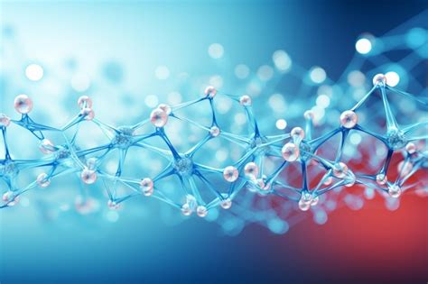 Premium Ai Image Colorful Molecules Dna Helix Atoms Neurons Abstract Scientific Background