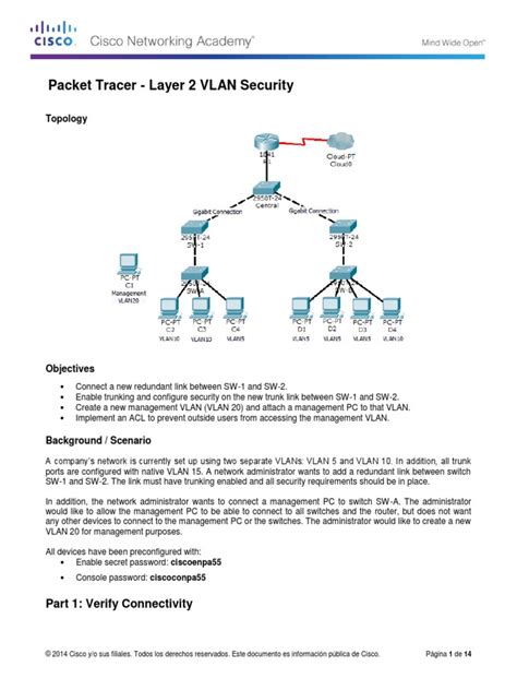 6513 Packet Tracer Layer 2 Vlan Security Download Free Pdf