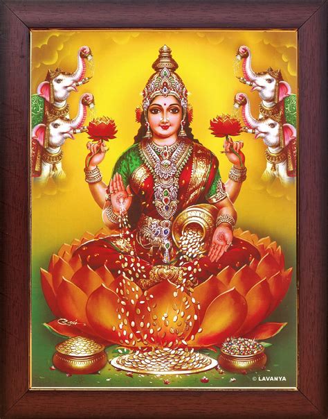 buy garuda photos goddess sri maha lakshmi photo frame laxmi devi gaja dhana maha