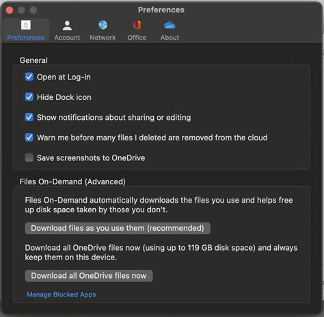 Onedrive Backup Tab Missing In Macos Ronedrive