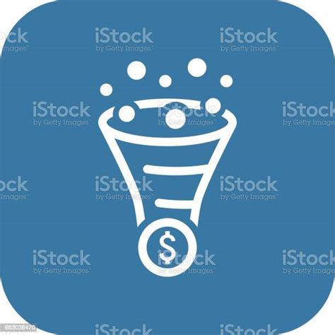 Conversion Rate Optimisation Icon Business Concept Flat Design Stock