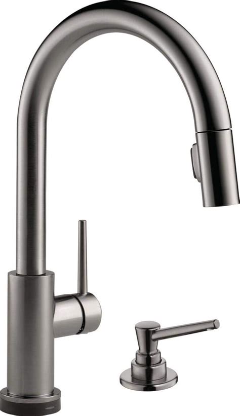 Delta Trinsic Single Handle Touch Kitchen Faucet With Pull Down Sprayer