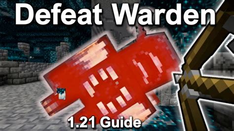 Kill Warden Instantly Minecraft 121 Hardcore No Armorpotions How