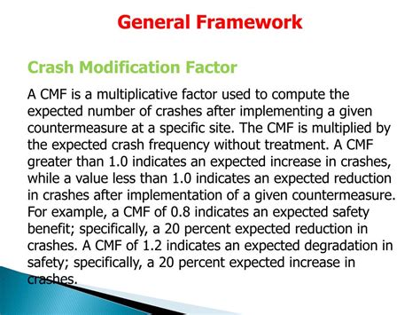 Ppt Crash Modification Factors And Functions Powerpoint Presentation