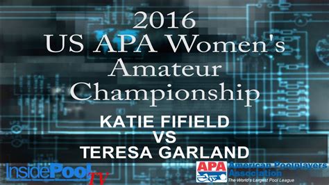 2016 U S Apa Womens Amateur Championship Katie Fifield Vs Teresa