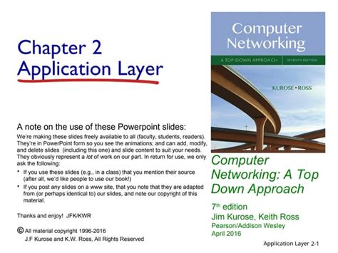 Chapter 2 Application Layer Computer Networks Ppt
