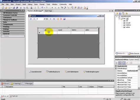 Visual Basic Net Database Uygulaması Kullanımı Youtube