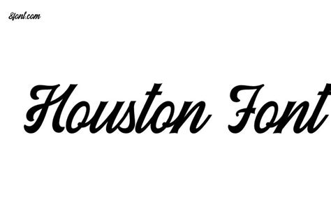 Houston Font Free Font Download