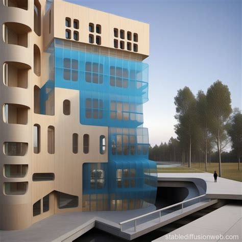 Rotating Floors With Parametric Facade Stable Diffusion Online