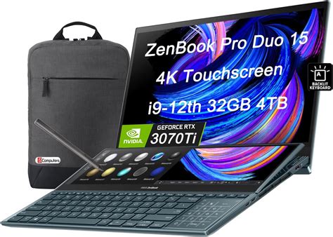 ASUS ZenBook Pro Duo I H RTX Ti K UHD X OLED TB SSD