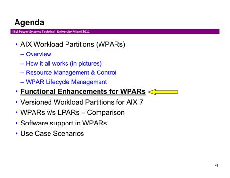 presentation aix workload partitions wpa rs ppt