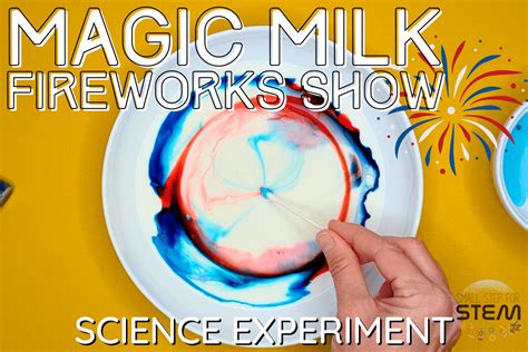Fireworks Indoors Explore Surface Tension With A Milky Fireworks Show
