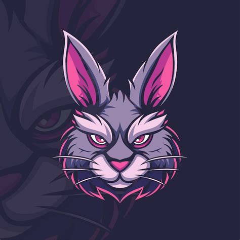Mascot Logo Bunny Rabit Premium Ai Generated Vector