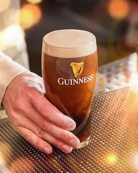 精酿啤酒杯健力士杯子竖琴浪涌guinness吉尼斯黑啤爱尔玻璃浮雕