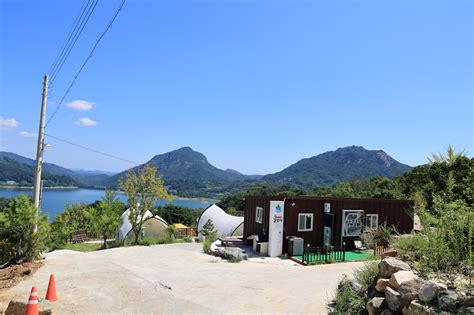 [경상남도 합천군] 더 글래드 글램핑 핮천호가 한눈에 보이는 경치좋은 글램핑장
