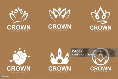 크라운 로고 로얄 킹 벡터 미니멀리스트 심플한 디자인 일러스트레이션 심볼 개념에 대한 스톡 벡터 아트 및 기타 이미지 개념