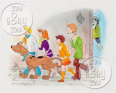 Rare Scooby Doo Where Are You Cartoon Tv Photo Hanna Barbera Concept Art Eur