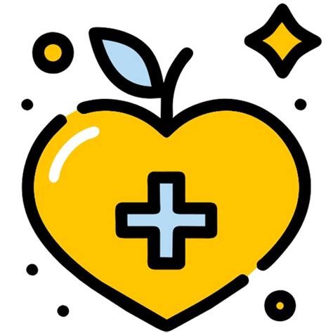Premium Vector Health Icon Broken Line