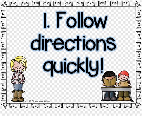 Follow Directions Clipart Kindergarten