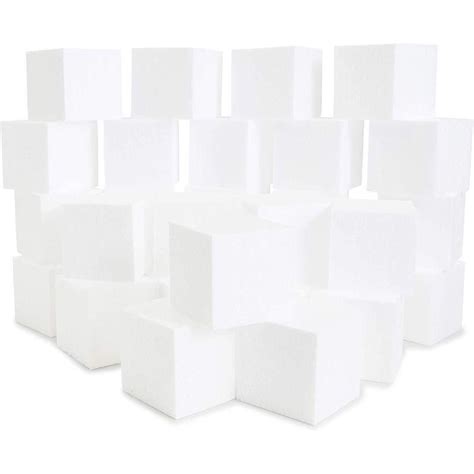 Crafts Foam Cubes Blocks For Models Art Diy Projects 3 In 30 Pack