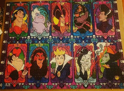 Disney Villains Jigsaw Puzzle Set