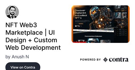 Nft Web3 Marketplace Ui Design Custom Web Development By Anush Ex