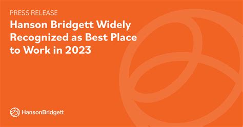 Hanson Bridgett Widely Recognized As Best Place To Work In 2023