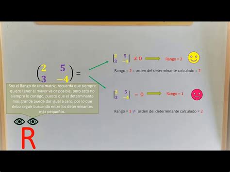 Cómo Se Calcula El Rango De Una Matriz Usando Determinantes