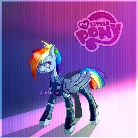 Warrior Rainbow Dash By Leftbum On Deviantart