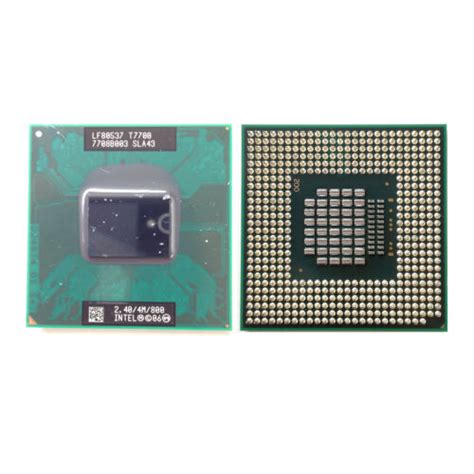 Intel Core 2 Duo T7700 2.40GHz 4MB 800MHz SLA43 Dual-Core LAPTOP CPU ...