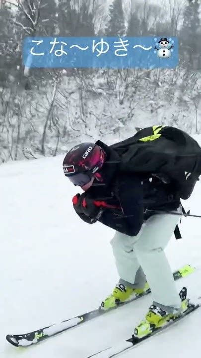 粉雪は友達🤝 Snow Sports Ski Winter Leisure 雪 粉雪 スキー Youtube