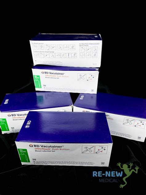 New Becton Dickinson And Co Ultratouch Push Button Blood Collection Set