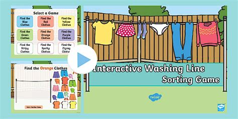 Colour And Pattern Sorting Interactive Powerpoint Game